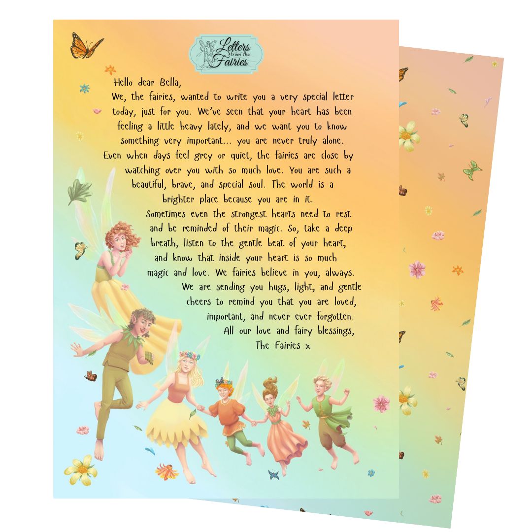 Comfort Fairies Letter – Letters From The Fairies