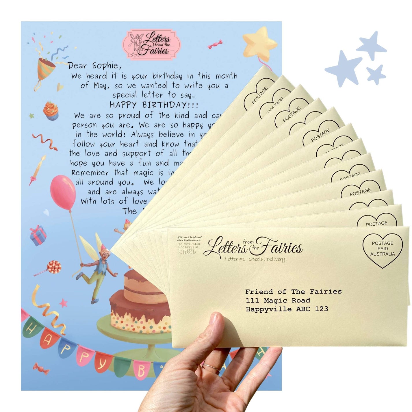 1 Year Gift Subscription + Birthday Letter – Letters From The Fairies