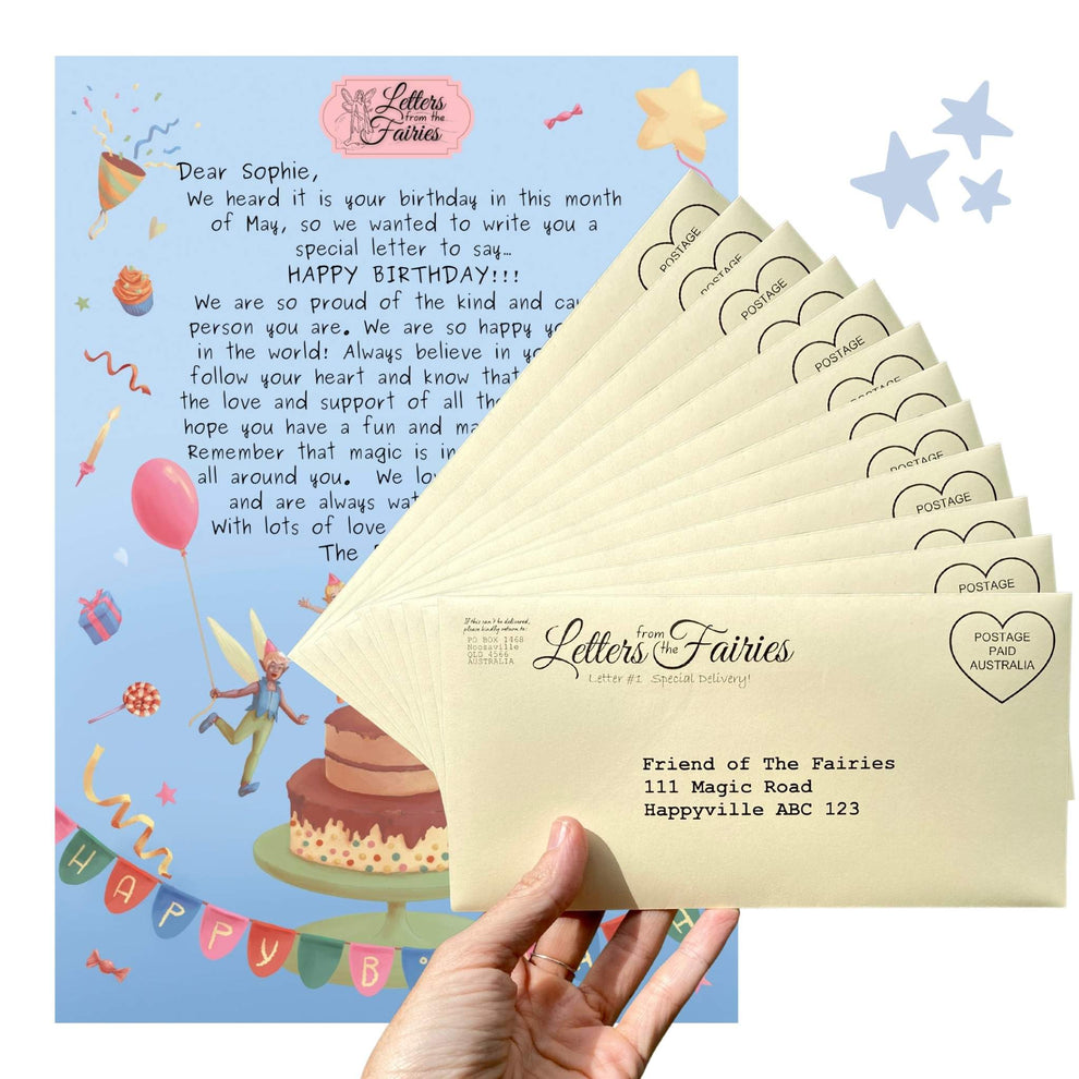 1 Year Gift Subscription + Birthday Letter – Letters From The Fairies