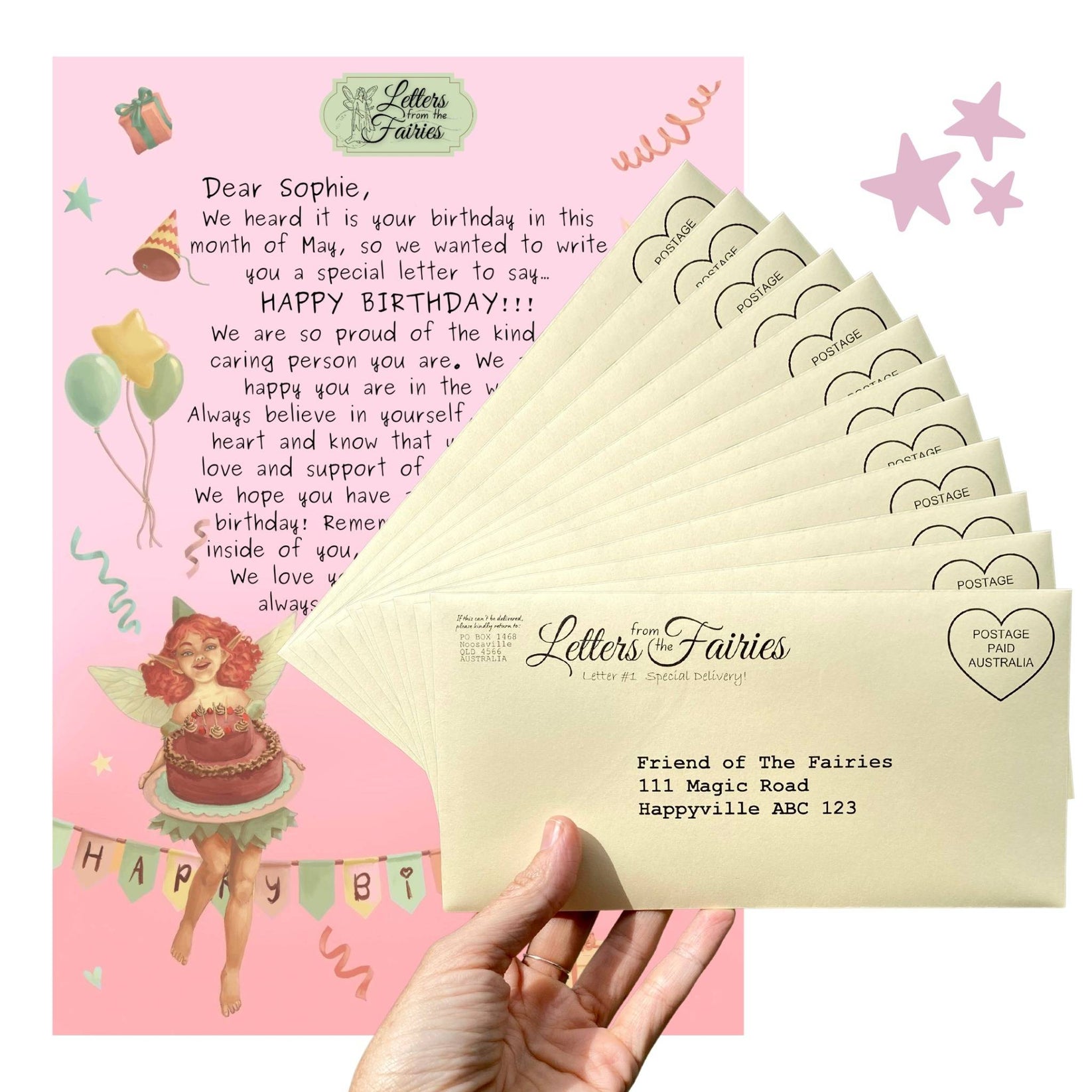 1 Year Gift Subscription + Birthday Letter – Letters From The Fairies